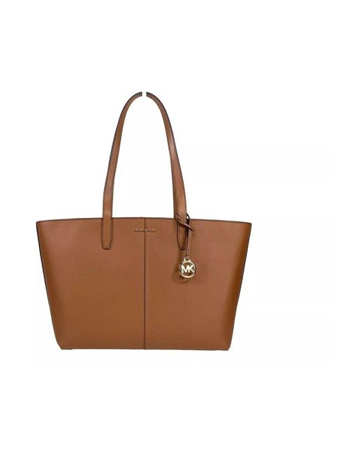 Michael Kors Tote Bags in Brown | Lyst