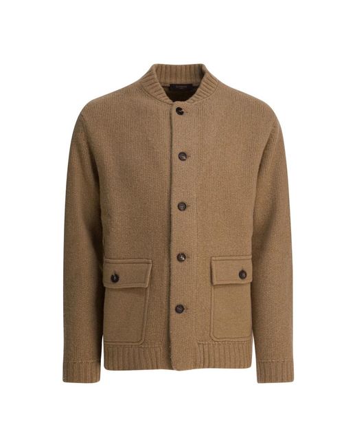 Zanone Cardigans in Brown for Men | Lyst UK