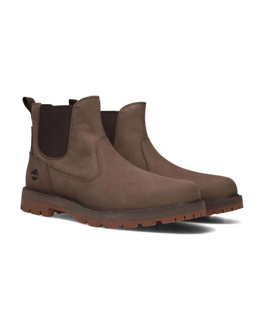 Timberland Chelsea Boots in Brown for Men | Lyst