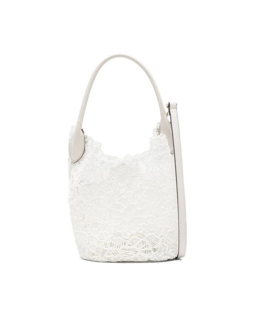 Ermanno Scervino Bucket Bags in White | Lyst UK