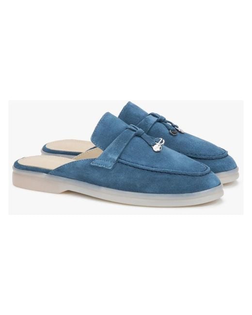 ESTRO Mules in Blue | Lyst