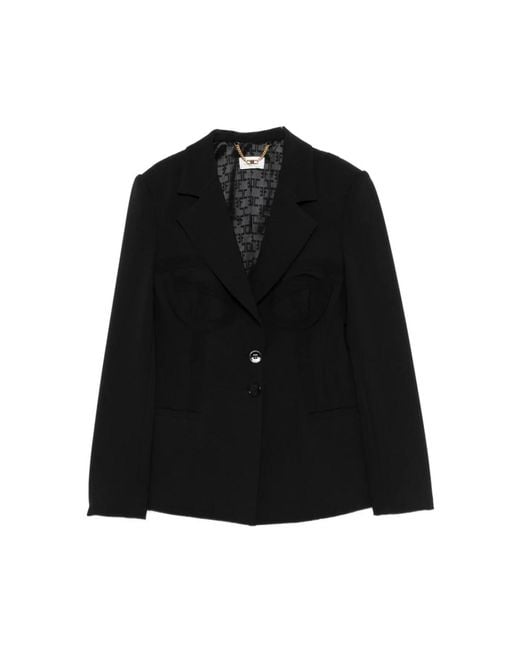 Elisabetta Franchi Blazers in Black | Lyst UK