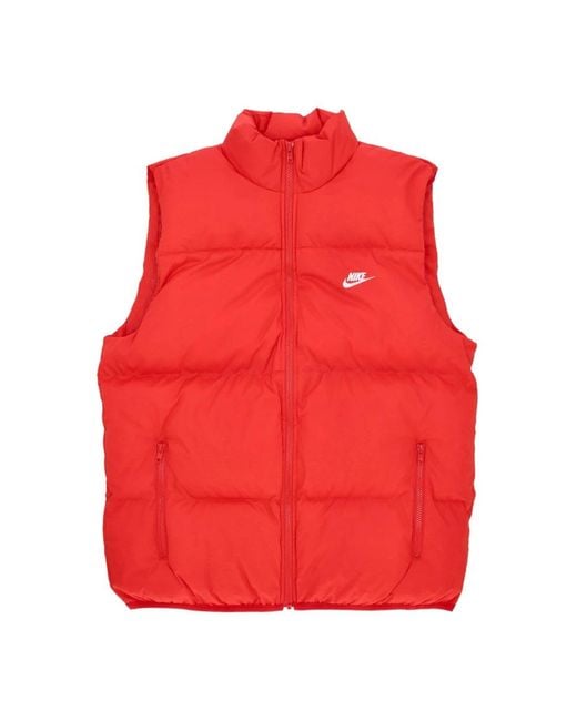 Nike Vests in Red for Men | Lyst