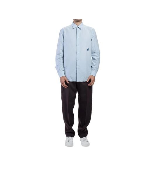 Paul Smith Casual Shirts in Blue for Men | Lyst
