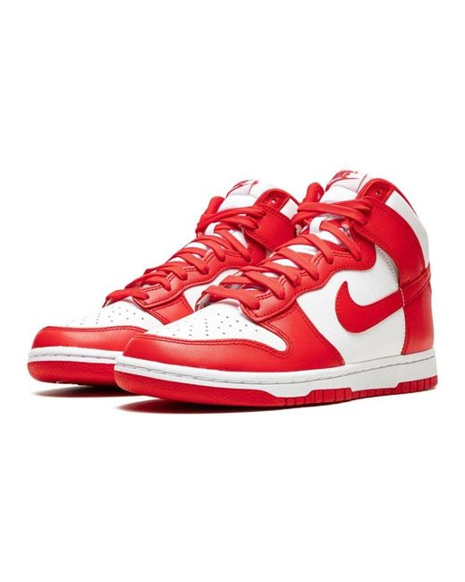 Nike Sneakers in Red | Lyst