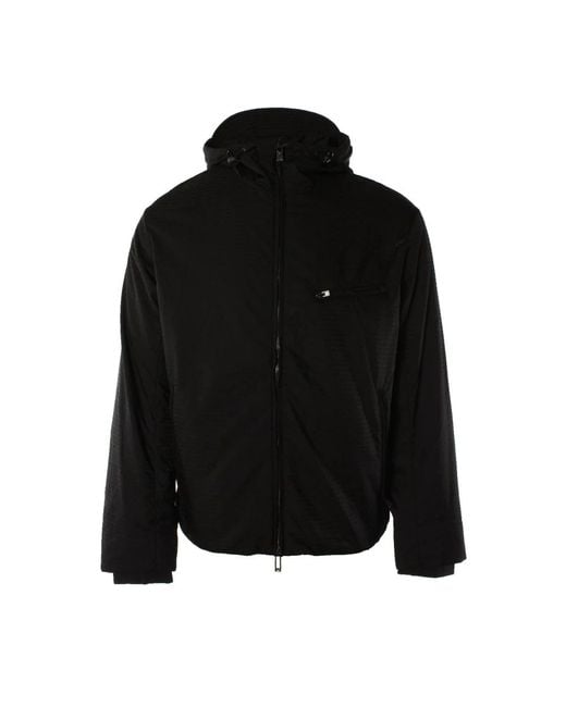 Armani Winter Jackets in Black for Men | Lyst UK