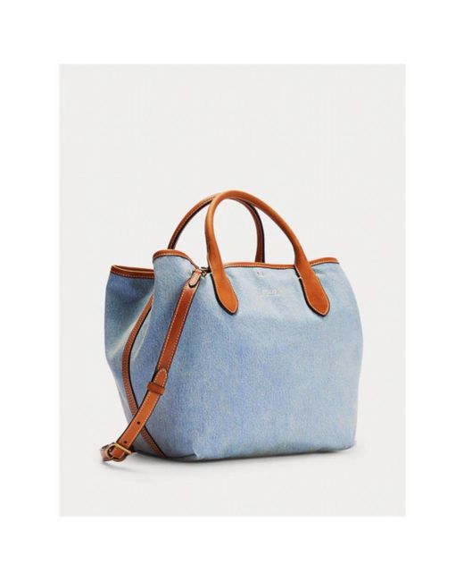 Polo Ralph Lauren Tote Bags in Blue | Lyst