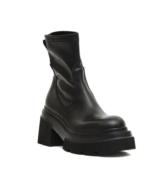 Elena Iachi Heeled Boots in Black | Lyst UK