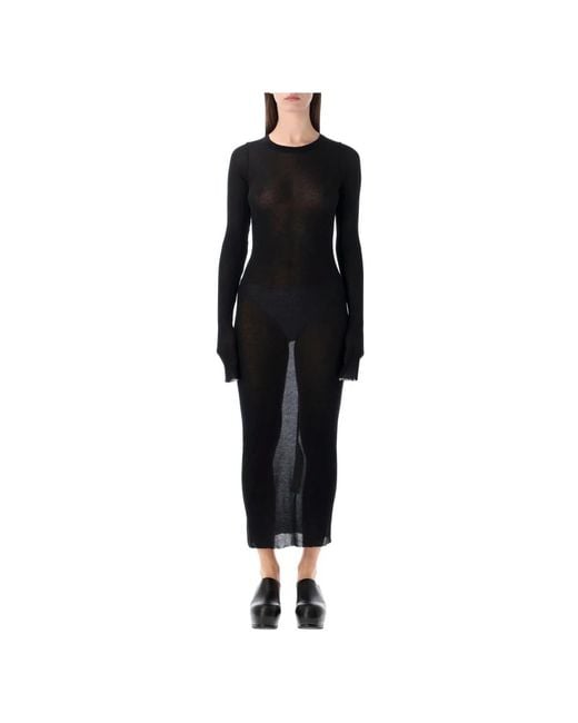 Rick Owens Midi Dresses in Black | Lyst UK