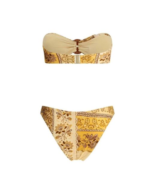 Zimmermann Bikinis in Metallic | Lyst