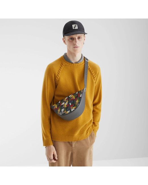 Fendi Cross Body Bags in Blue for Men | Lyst