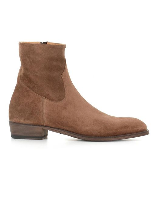 Alberto Fasciani Cowboy Boots in Brown for Men | Lyst