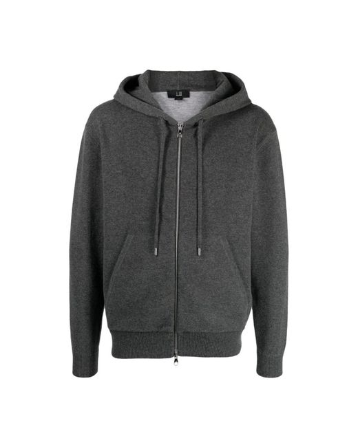dunhill Zip-Throughs in Grey for Men | Lyst UK