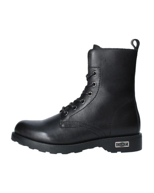 Cult Lace-Up Boots in Black | Lyst
