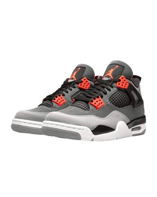 Nike Air 4 Retro "Infrared" Shoes in Black for Men | Lyst