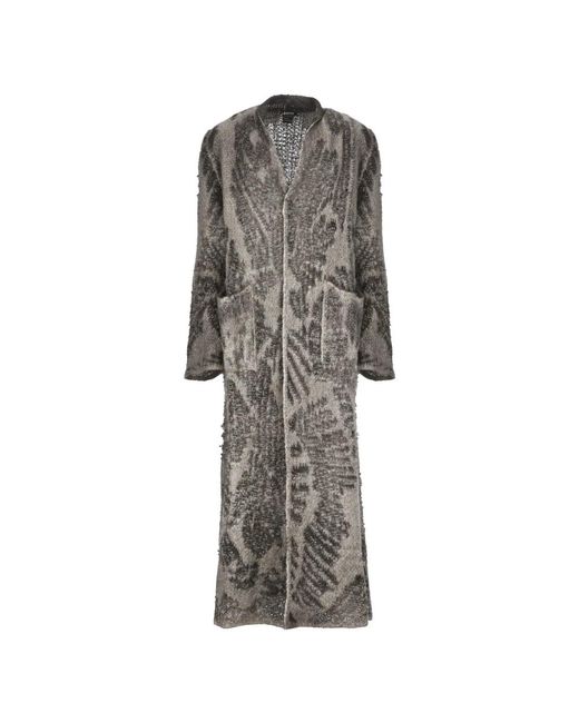Avant Toi Long Knitwear in Grey | Lyst UK
