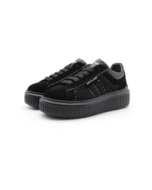 Janet & Janet Sneakers in Black | Lyst UK