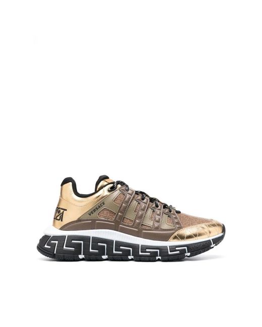 Versace Sneakers in Brown for Men | Lyst