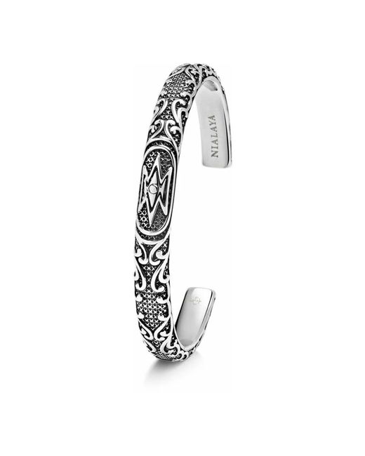 Nialaya Bracelets in White for Men | Lyst UK
