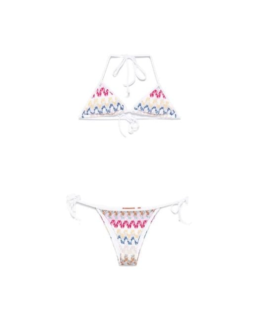 Missoni Bikinis in White | Lyst