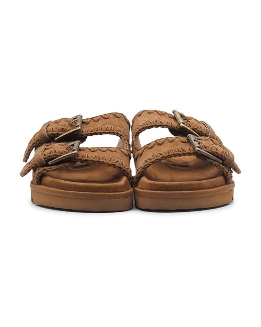 Mou Sliders in Brown | Lyst UK