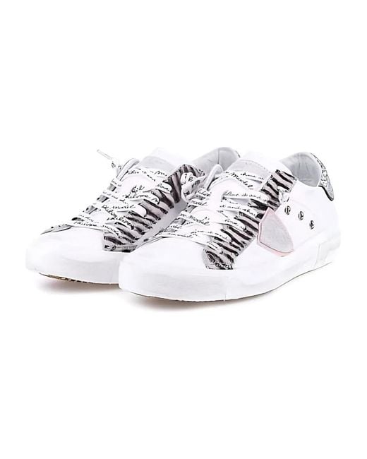 Philippe Model Sneakers in White | Lyst UK