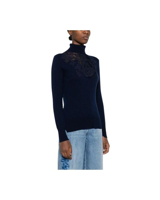 Ermanno Scervino Cashmere Knitwear in Blue | Lyst UK