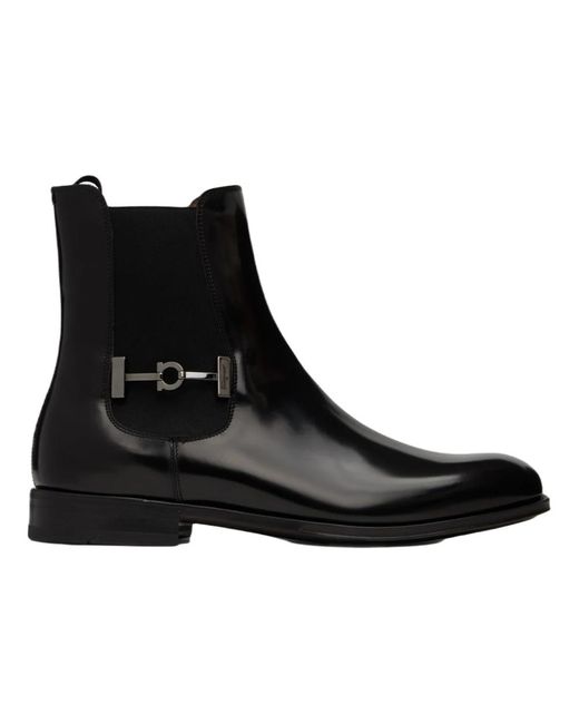 Ferragamo Chelsea Boots in Black for Men | Lyst UK