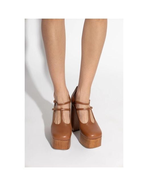 Chloé Pumps in Brown | Lyst