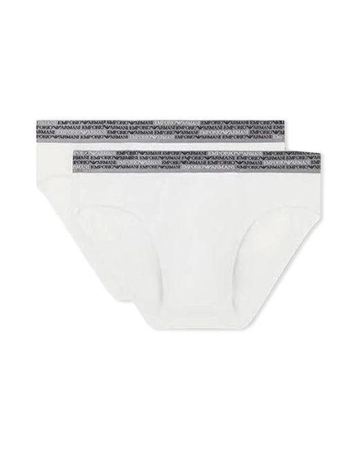 Emporio Armani Bottoms in White for Men | Lyst UK