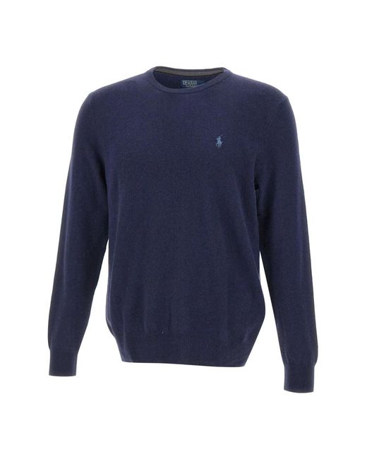 Polo Ralph Lauren Round-Neck Knitwear in Blue for Men | Lyst UK