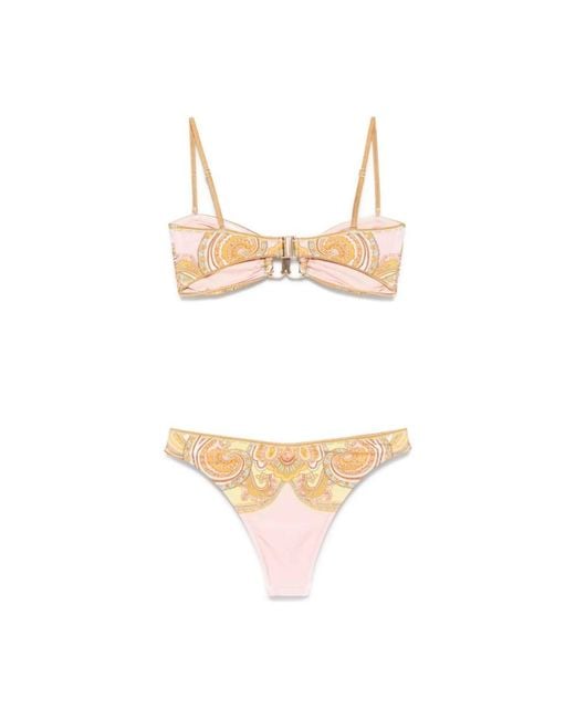 Zimmermann Bikinis in White | Lyst