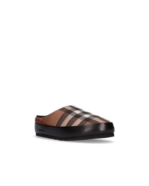 Burberry Slippers in Brown for Men | Lyst