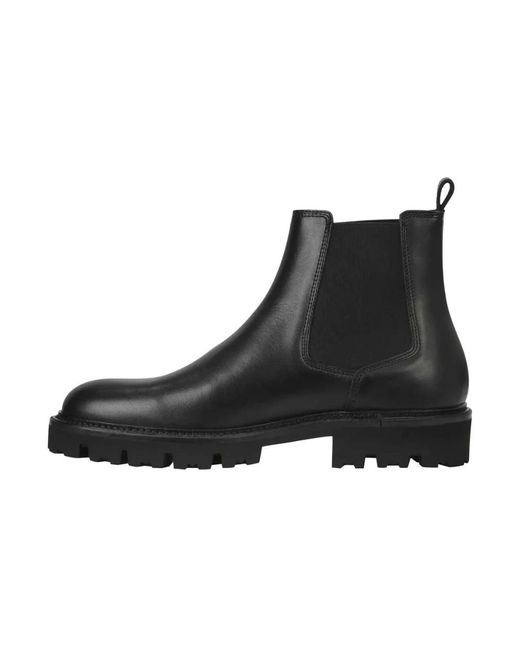 BOSS Chelsea Boots in Black for Men | Lyst