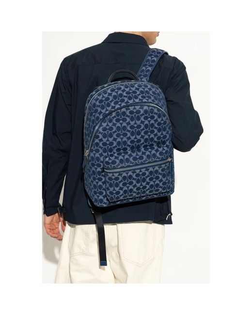 COACH Backpacks in Blue for Men | Lyst
