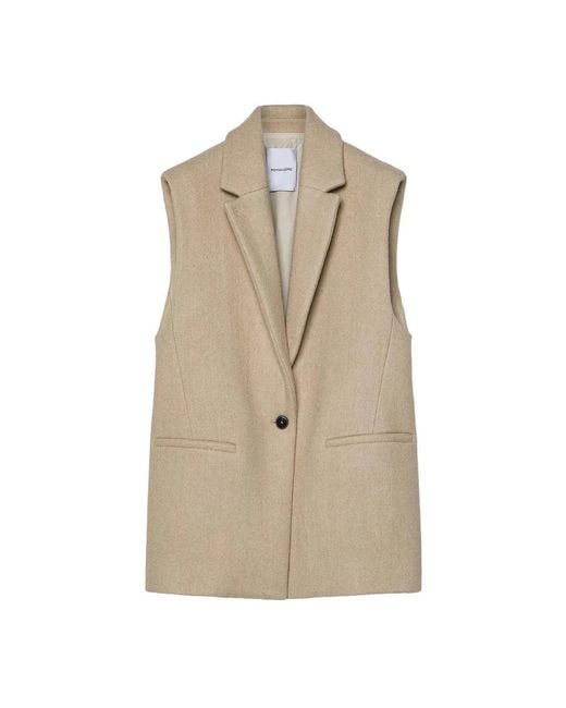 Pomandère Vests in Natural | Lyst UK