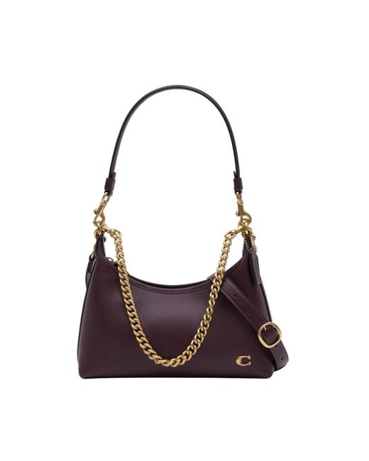 COACH Shoulder Bags in Brown | Lyst