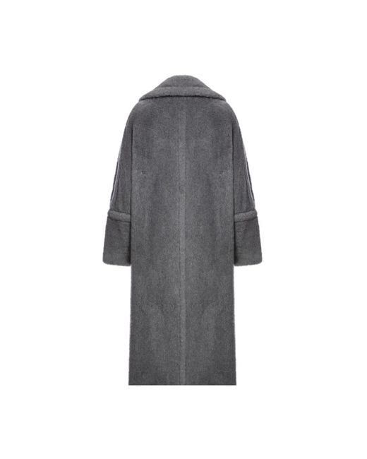 Max Mara Faux Fur & Shearling Jackets in Gray | Lyst