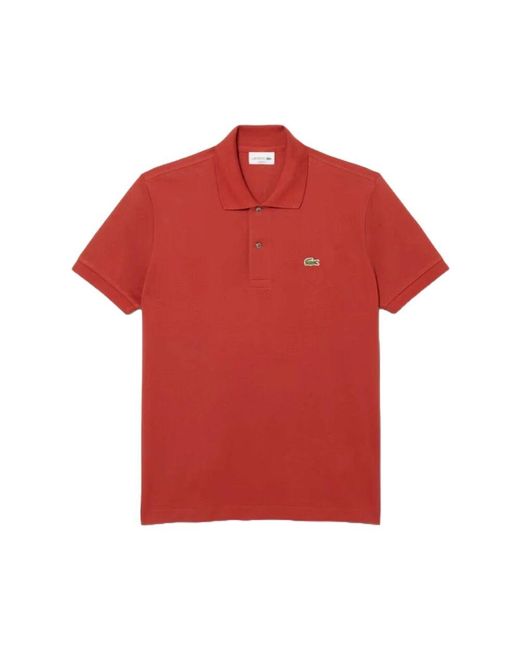 Lacoste Polo Shirts in Red for Men | Lyst