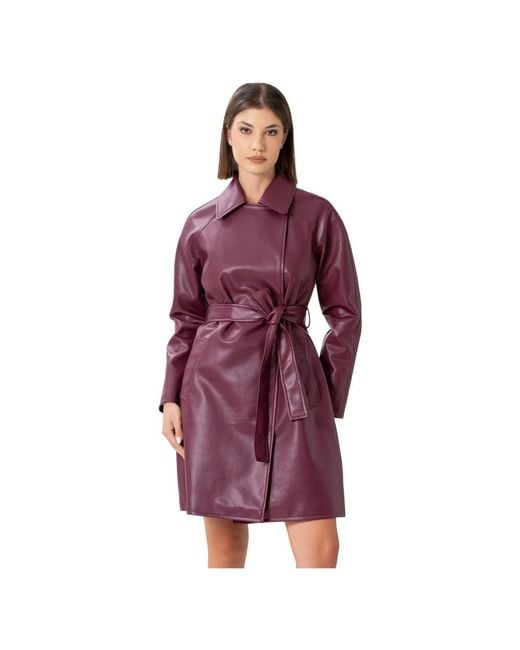 Kocca Trench Coats in Purple | Lyst UK