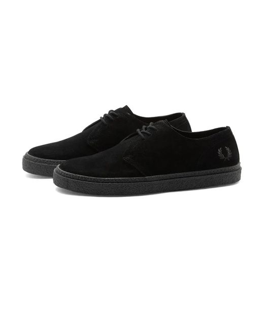 Fred Perry Laced Shoes in Black for Men | Lyst UK