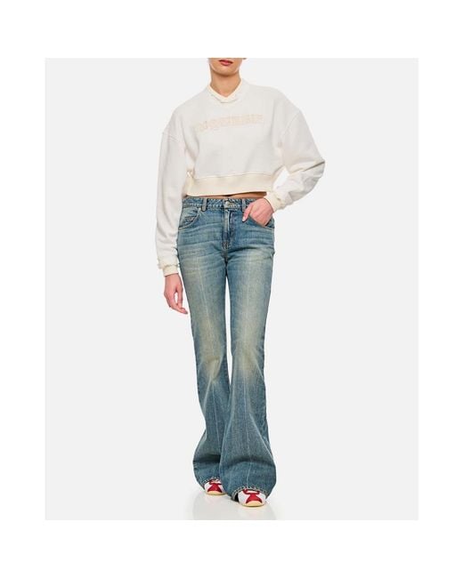 McQueen Flare Jeans in Blue | Lyst UK