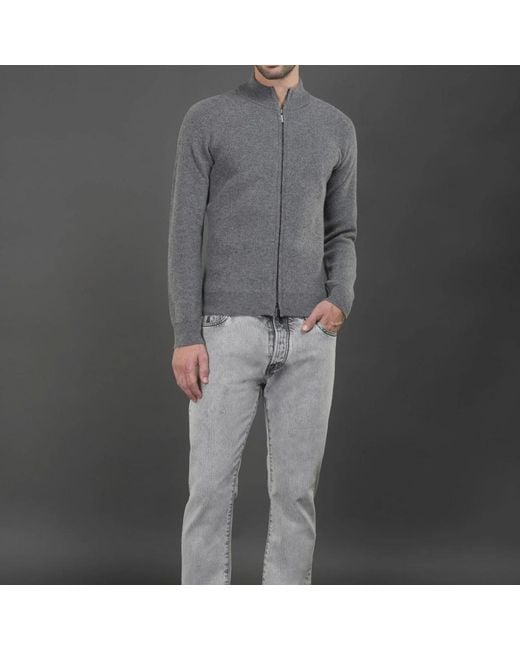 Cardigans da Uomo di Moorer in Grigio | Lyst