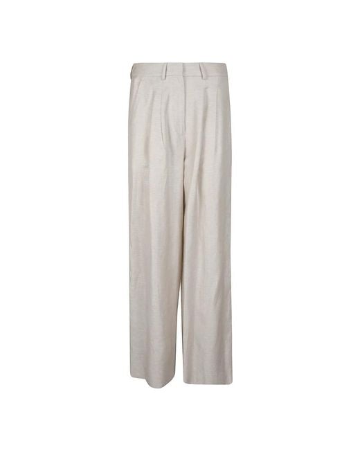 PT Torino Wide Trousers in Grey | Lyst UK