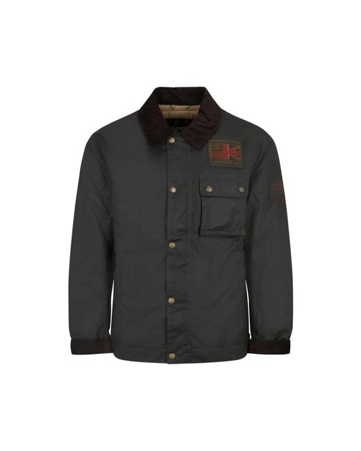 Barbour Light Jackets in Black for Men | Lyst UK