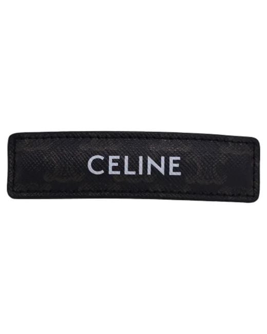 Celine Hair Accessories in Black | Lyst