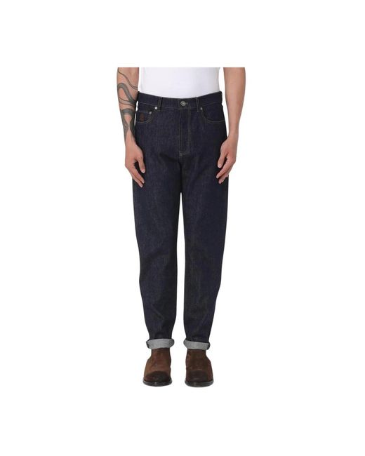 Brunello Cucinelli Straight Jeans in Blue for Men | Lyst UK