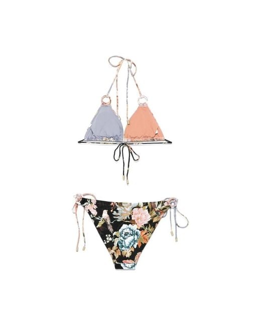 Zimmermann Bikinis in Metallic | Lyst