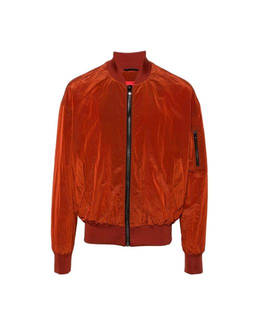 Ferrari Bomber Jackets in Red for Men | Lyst