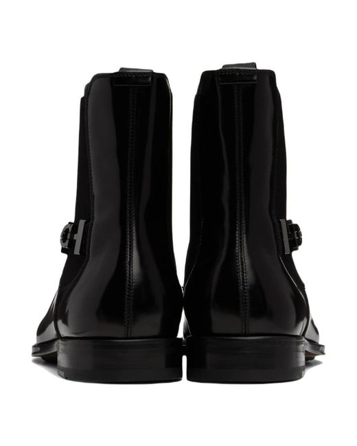 Ferragamo Chelsea Boots in Black for Men | Lyst UK